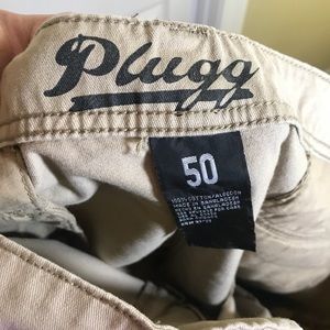 Plugg | Shorts | Plugg Mens Khaki Cargo Shorts | Poshmark